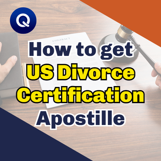 U.S Divorce Certificate Apostille