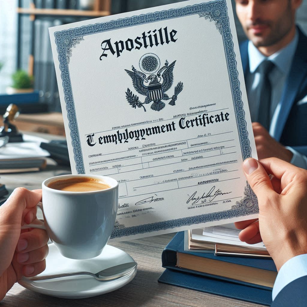 Certificate of employment required employment certificate