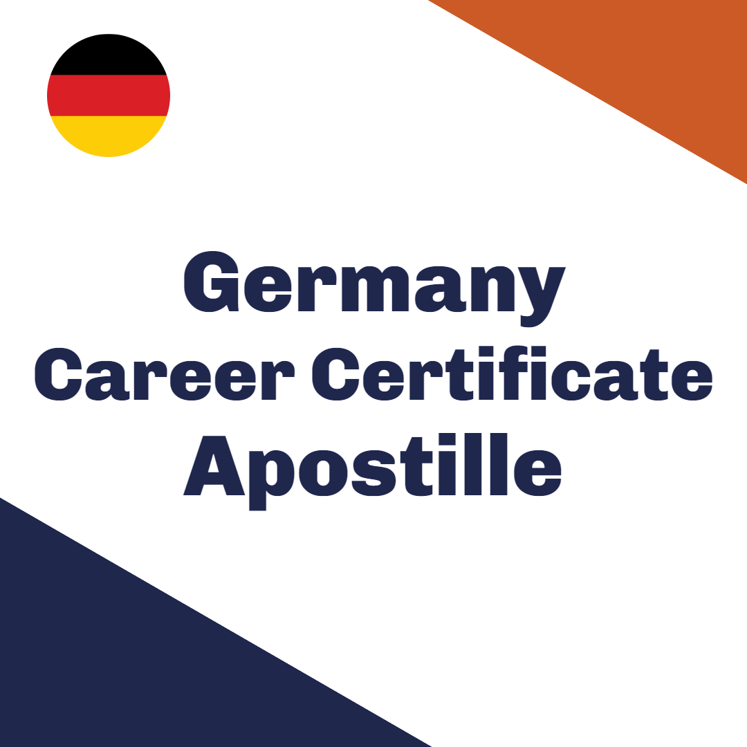 Apostille Service for Germany Career Certificate with Hague Apostille ...