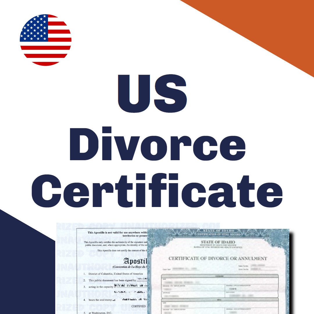 Get US Divorce Certificates with Hague Apostille Services