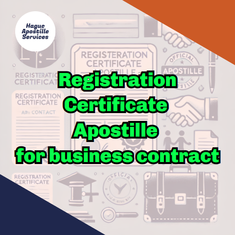 Registration Certificate Apostille for Business Contract
