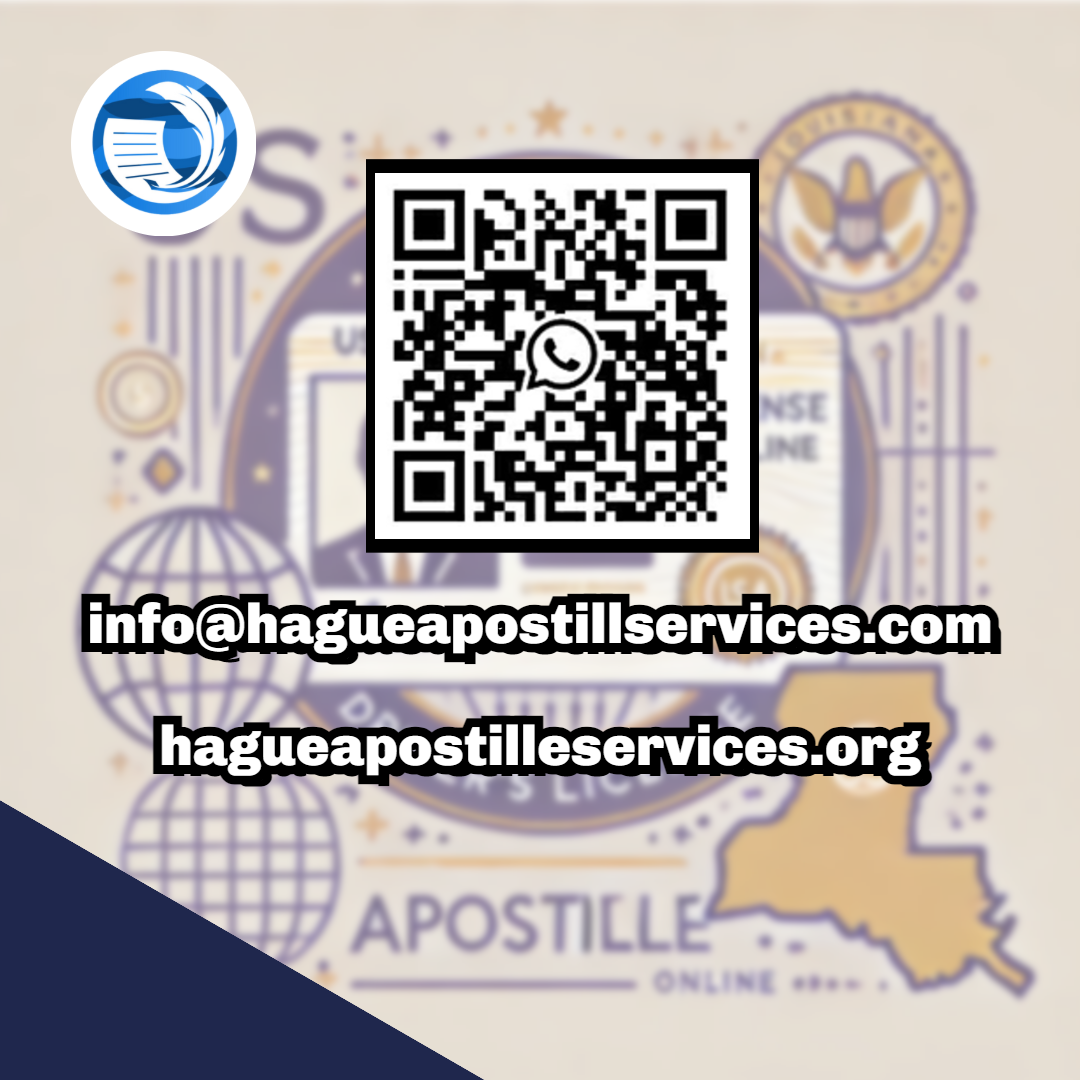 US Louisiana Driver’s License Apostille Online - Hague Apostille ...